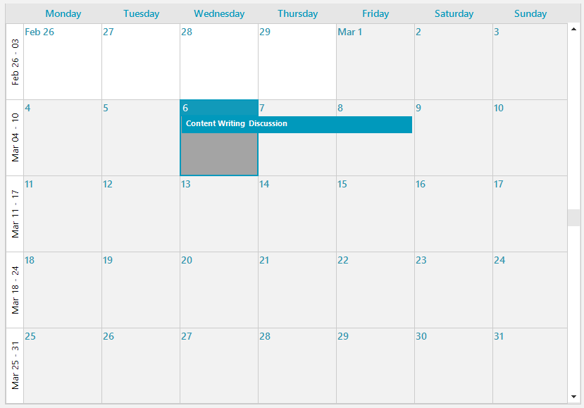 Calendar View Like Outlook Calendar In Ui For Winforms Telerik Forums