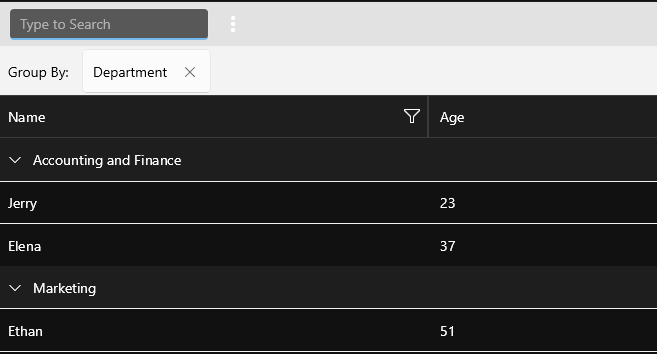 How Do You Style Rad Data Grid Search Panel In Dark Mode In Ui For Net