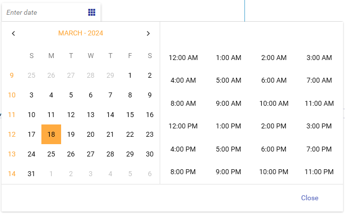 Change RadDateTimePicker colors in UI for WPF | Telerik Forums