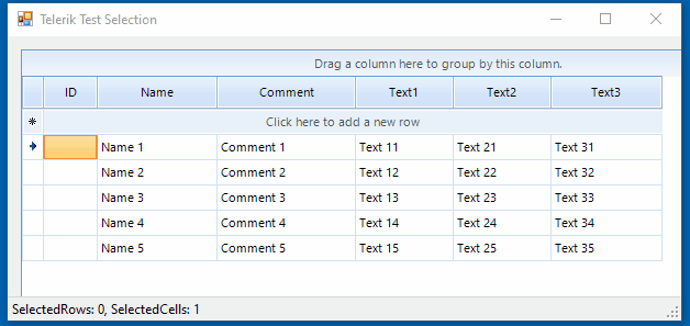 Gridview Selection Mode Similar To Rowheaderselect In Winforms Datagridview In Ui For Winforms