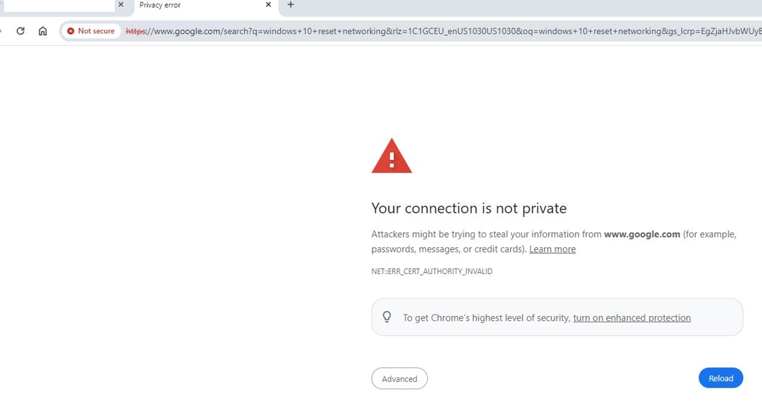 Fiddler disrupting/disabling network connectivity for my machine in Fiddler | Telerik Forums