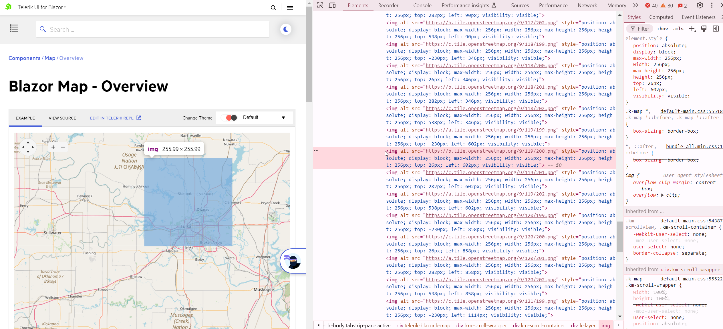 Custom image as map in UI for Blazor | Telerik Forums