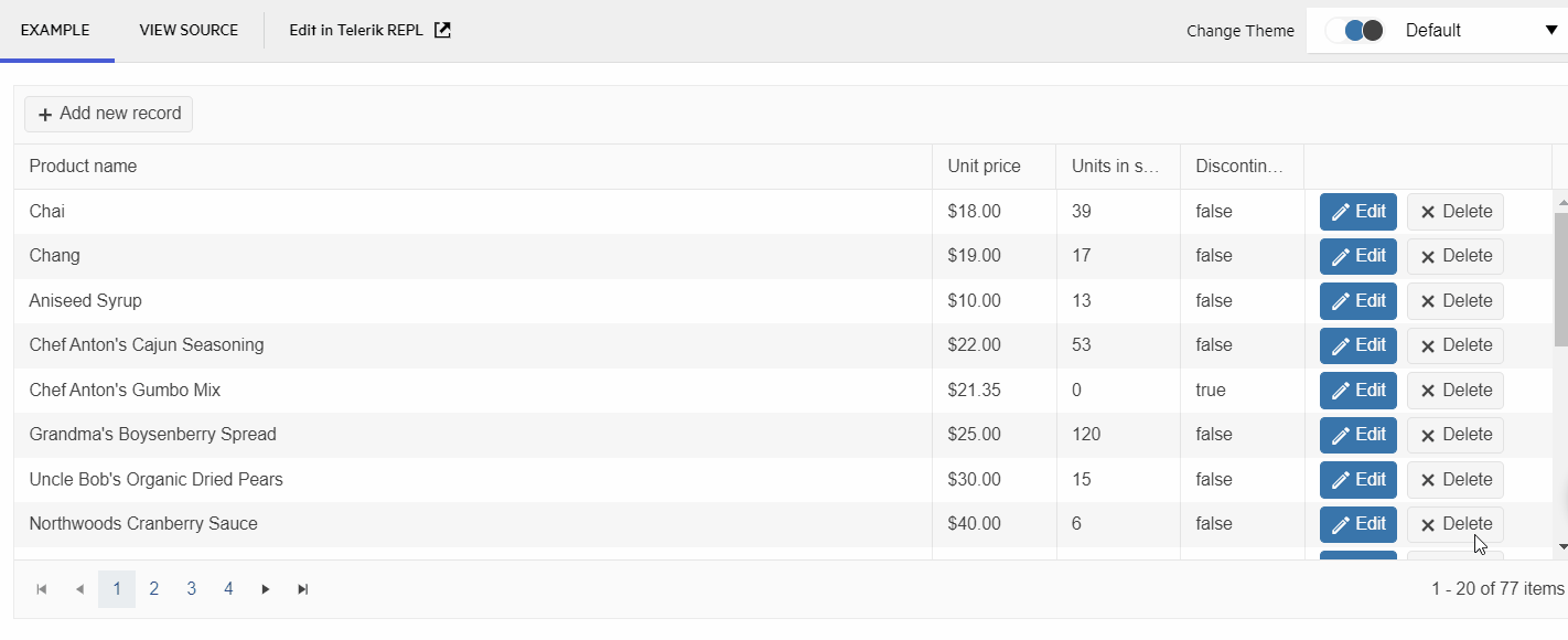 Open A Modal Dialog From A Grid With Filtered Data In Ui For Aspnet Core Telerik Forums