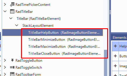 Change RadPageview background color in NavigationViewItem and Close button of a Form in Visual ...