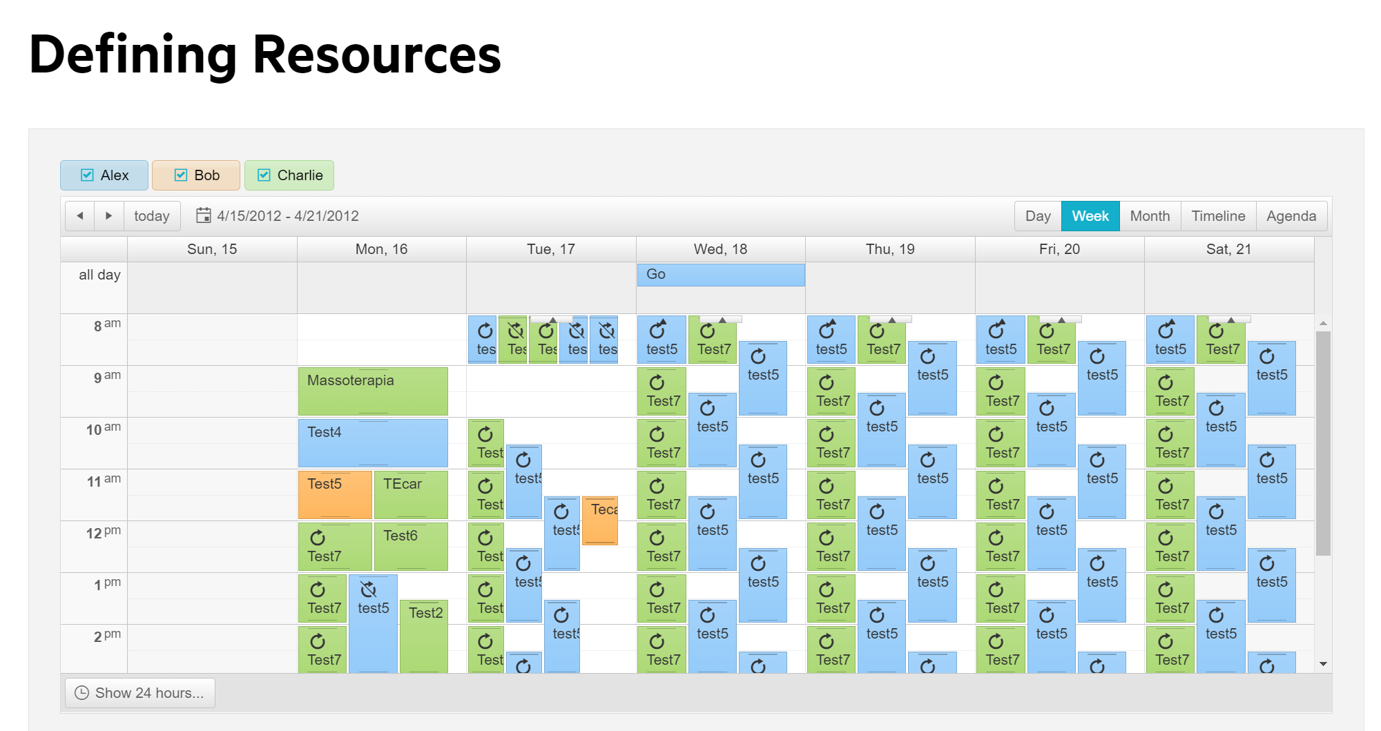 Rad Gantt View or Scheduler for display Multiple tasks in one line. in UI for ASP.NET AJAX ...