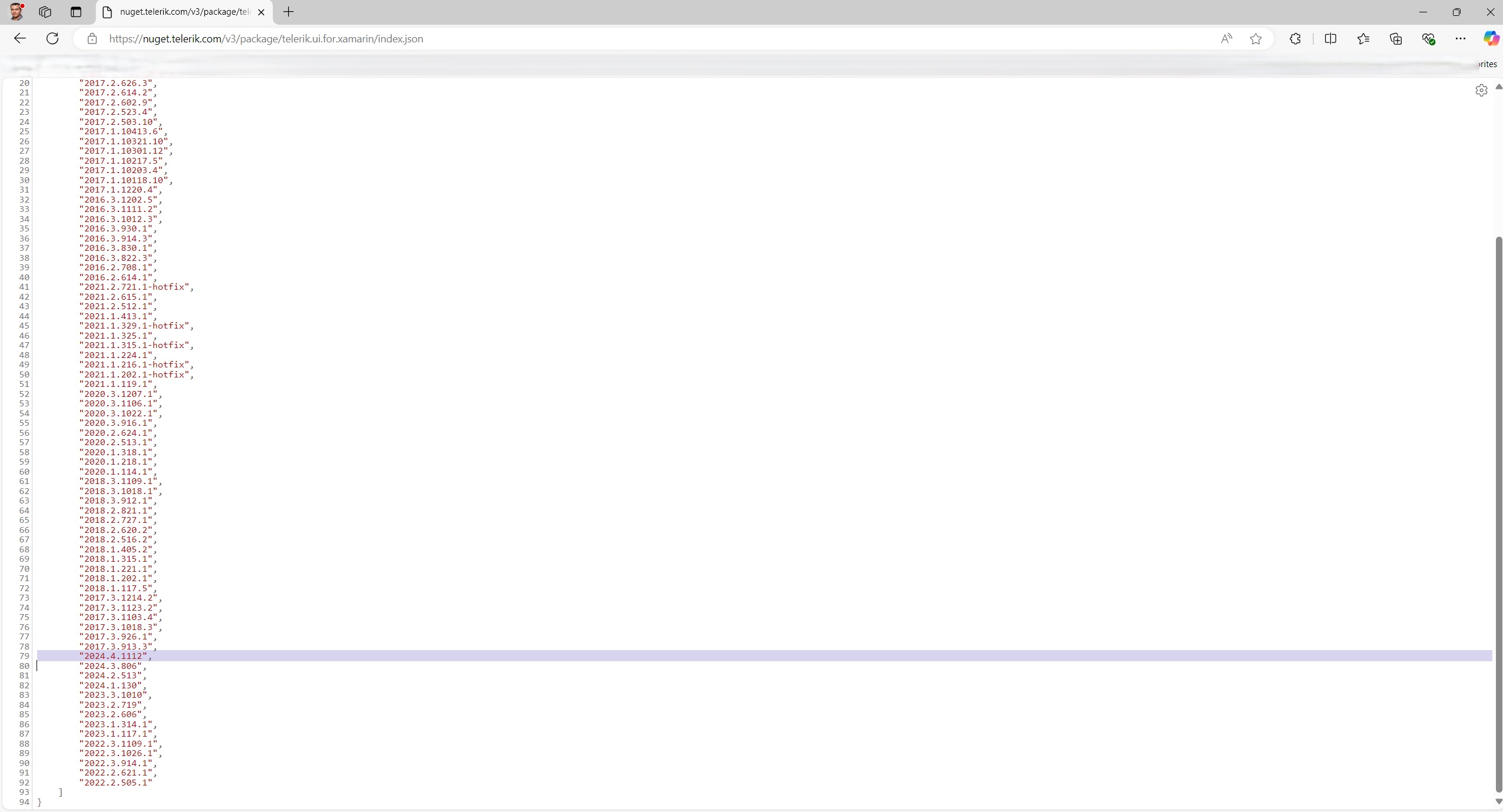 Failed to retrieve information about 'Telerik.UI.for.AspNet.Core' from remote source in UI for ...
