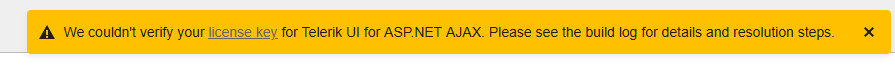 License error after upgrading controls in UI for ASP.NET AJAX | Telerik Forums