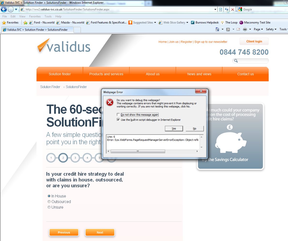 Sys.WebForms.PageRequestManagerServerErrorException in UI for ASP.NET AJAX | Telerik Forums