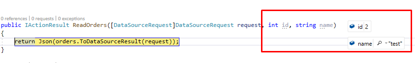 Pass additional parameters to Read ajax datasource method - MVC in Kendo UI for jQuery | Telerik ...