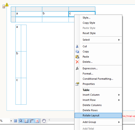 Table with Group Headers below table header in Reporting | Telerik Forums