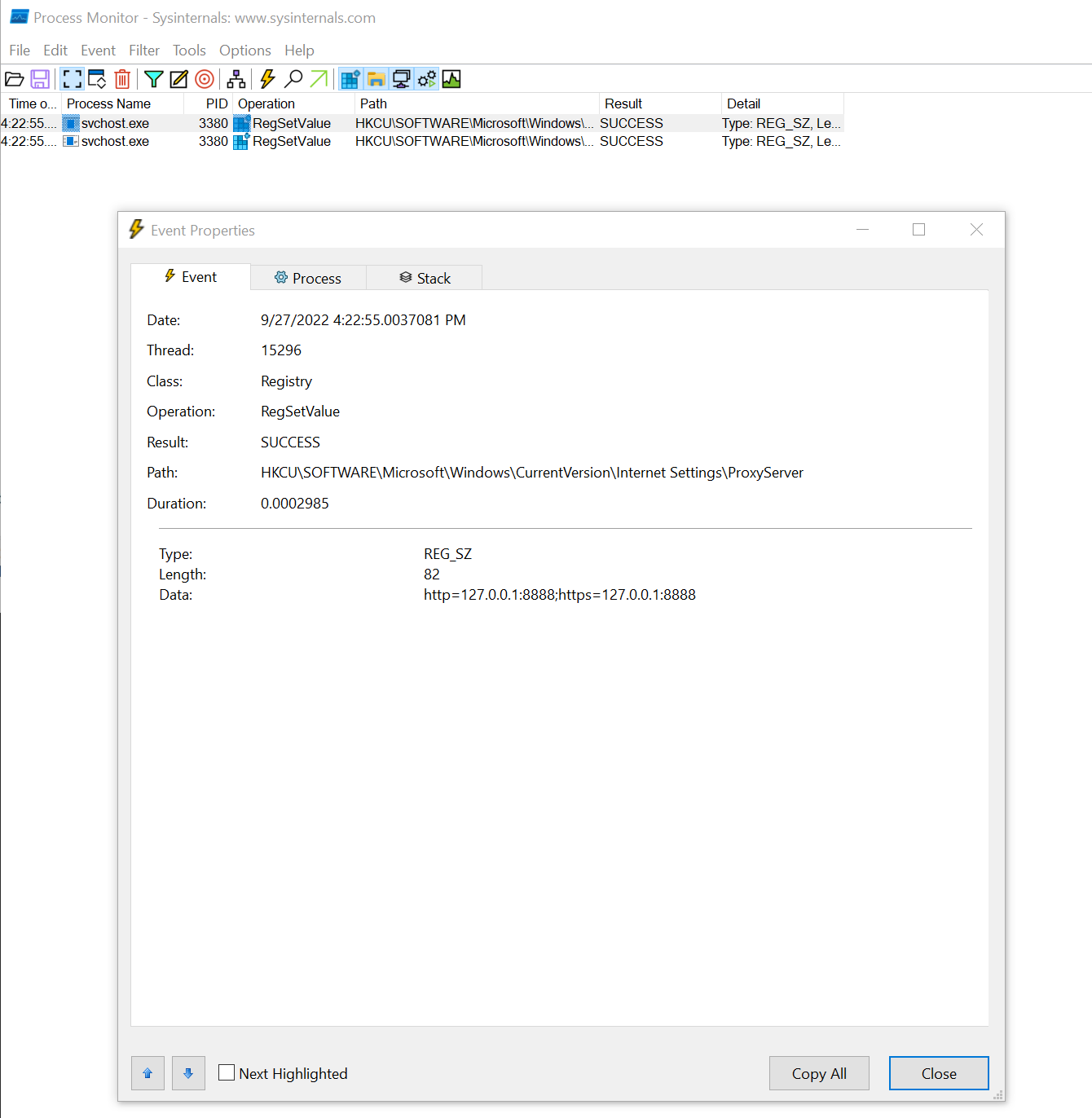 How to auto reset Fiddler when 'system proxy was changed' in Fiddler | Telerik Forums