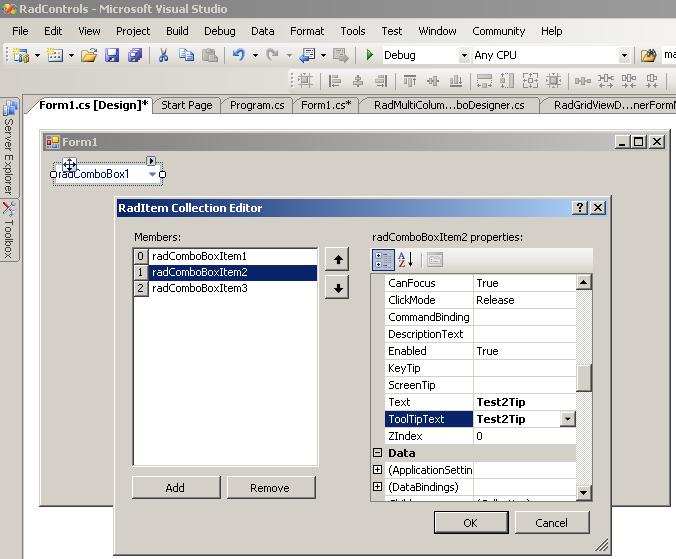 Showing Tooltips For List Items In Radcombobox Telerik Ui For Winforms Kb