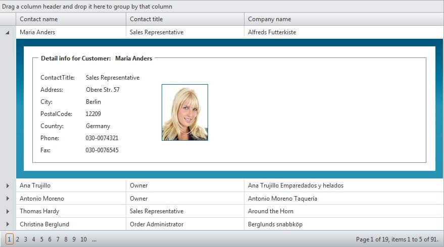 Telerik Web Forms Grid Hierarchical Grid Types And Load Modes Nestedview Template Telerik Ui