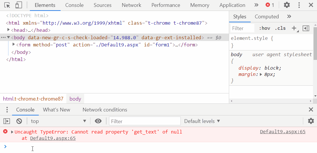 Telerik Web Forms General Troubleshooting Of Javascript Errors Telerik Ui For Aspnet Ajax