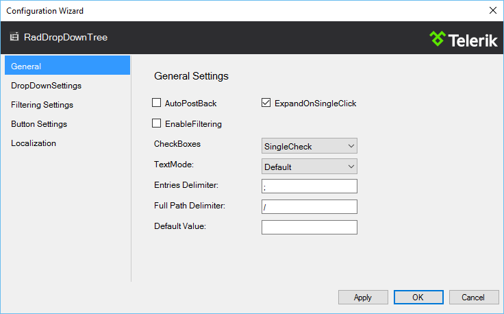 Telerik Web Forms Dropdowntree Getting Started Telerik Ui For Aspnet Ajax