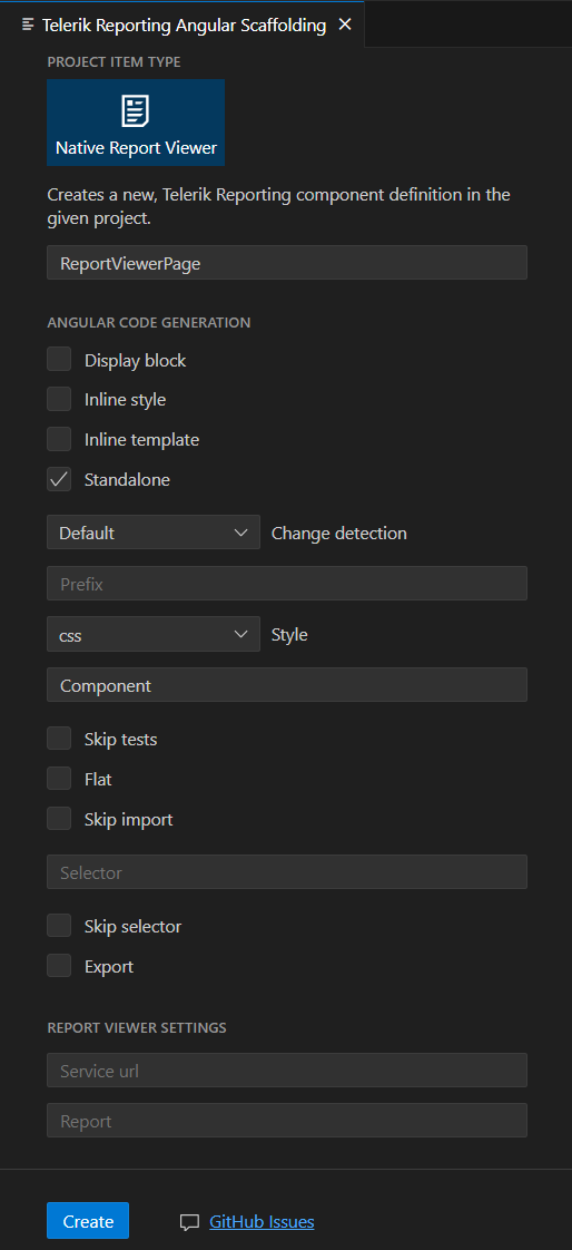 Telerik Reporting Displaying Reports Web Application Native Angular ...