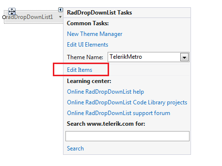 WinForms DropDown and ListControl DropDownList Populating with Data ...