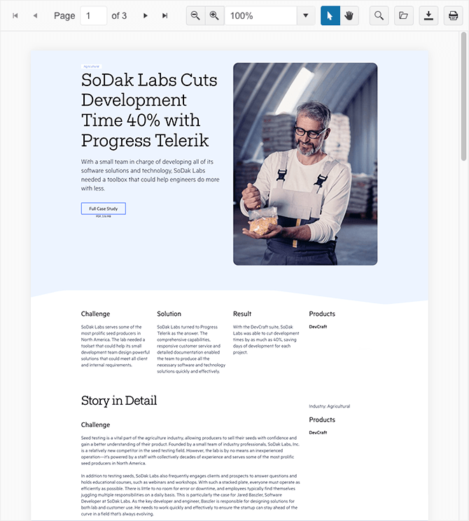 Angular PDFViewer Component | Kendo UI for Angular