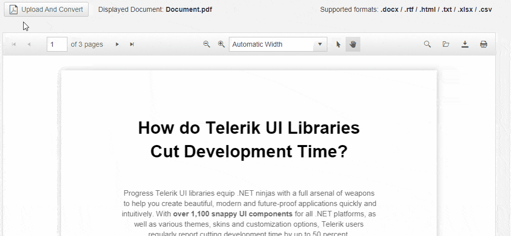 Show PDF Files within Your ASP.NET Web Form Page in No Time