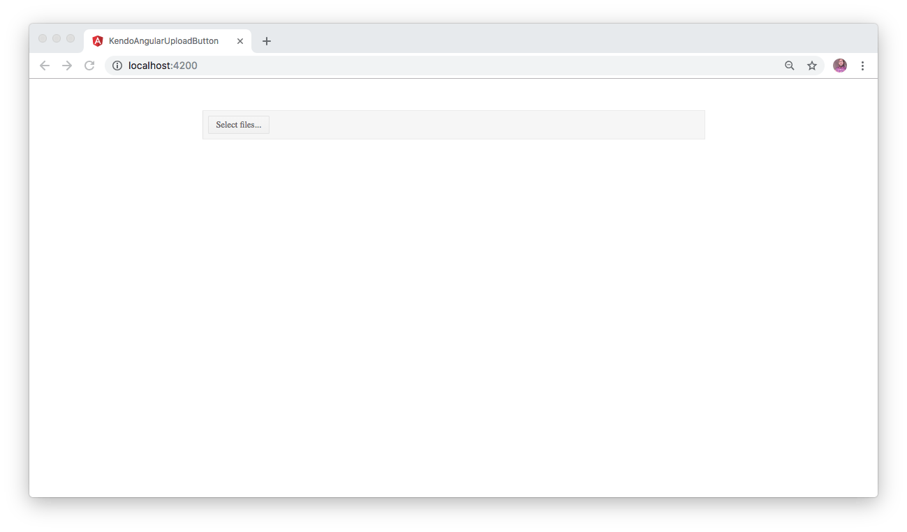 Build a File Upload Button in Angular Forms Using Kendo UI
