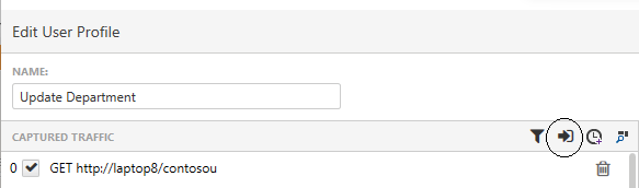 Modifying Your Load Test User Profile