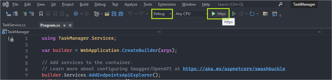Notions de base d'ASP.NET Core : débogage dans Visual Studio