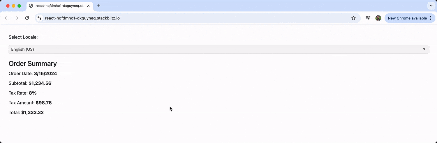 KendoReact Internationalization