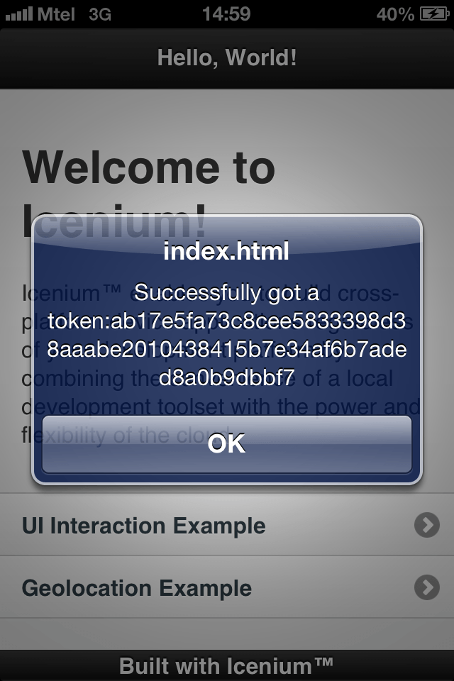 Push Notifications With Cordova & Icenium Push Notifications With Cordova & Icenium