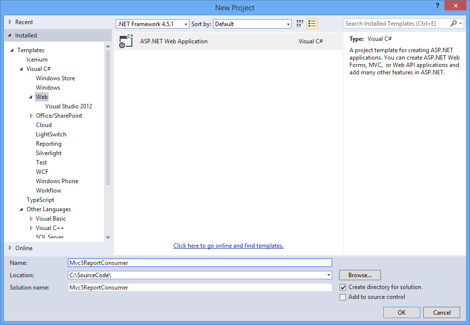 Consuming Telerik Rest Service Reports In Aspnet Mvc 5