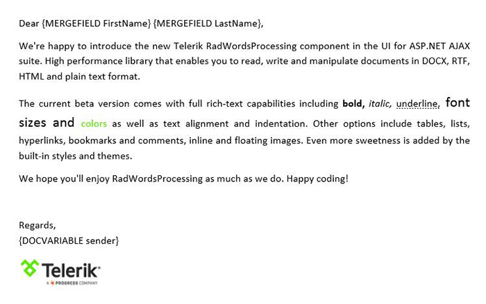 5 Ways to Export from ASP.NET to Word and PDF Files - Telerik Blogs
