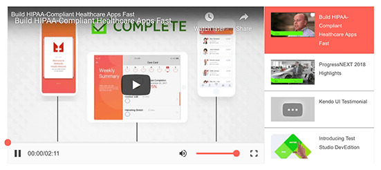 jQuery MediaPlayer Widget | Kendo UI for jQuery