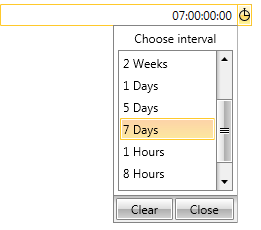 Choose Time Intervals with the new RadTimeSpanPicker for WPF