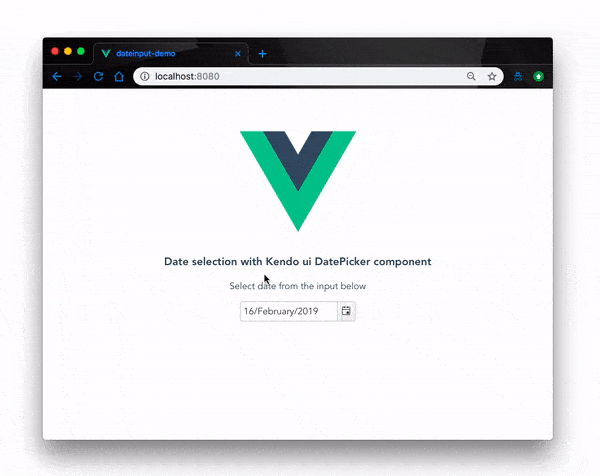 3 Ways To Select Dates In Vue Js Forms Using Kendo Ui