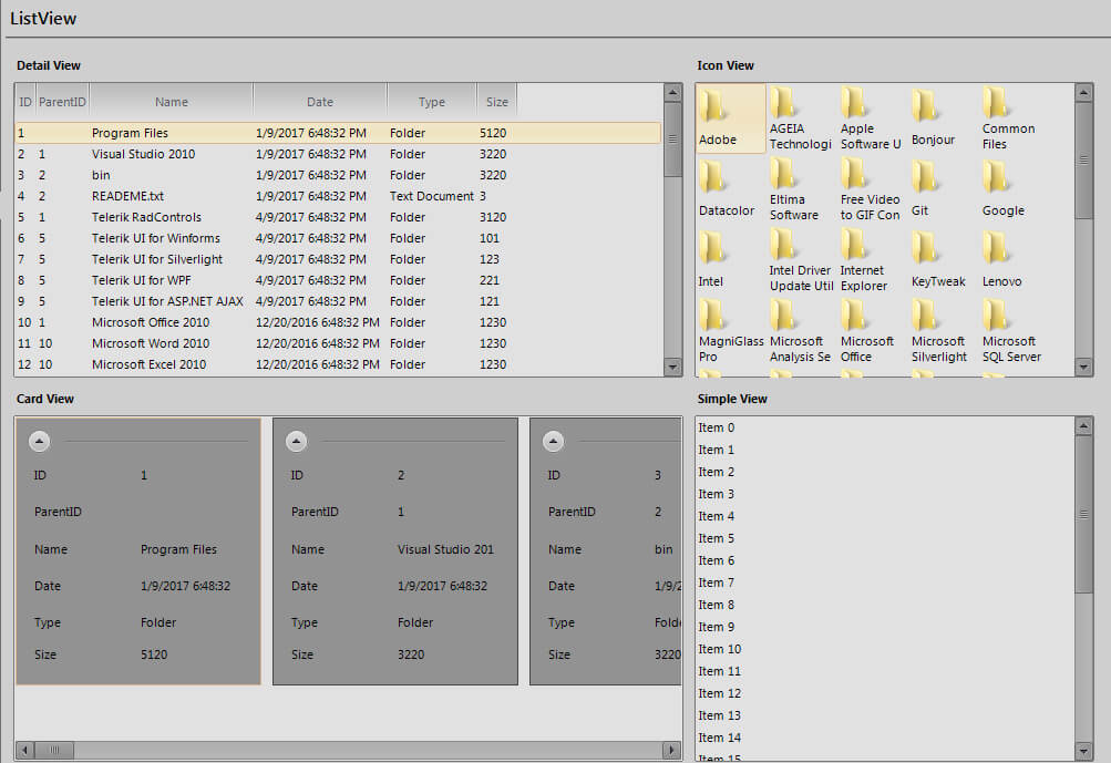 Comprehensive Ui Toolbox Of 130 Controls Telerik Ui For Winforms