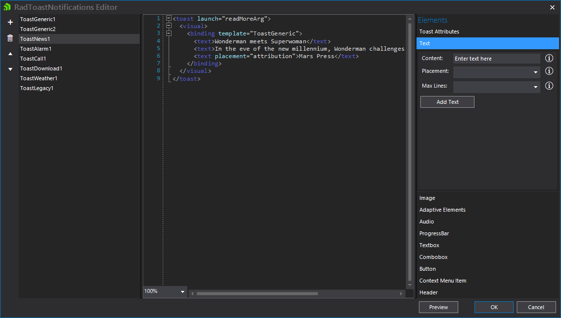Toast Notifications in Windows Forms